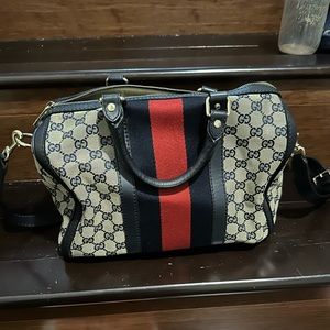 Gucci | Bags | Authentic Gucci Logo Speedy Bag | Poshmark